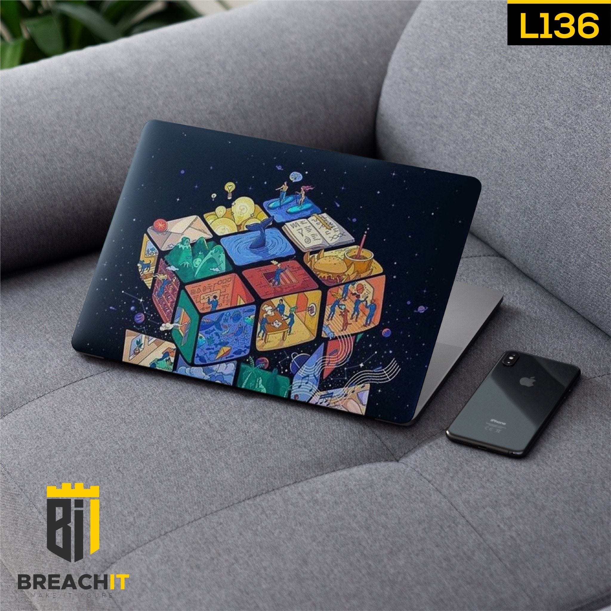 BREACHIT - Customized Laptop Skin Cover | Make Your Own