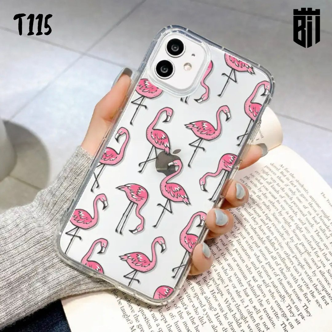Flamingo Transparent Customized Mobile Case | Make Your Own – BREACHIT